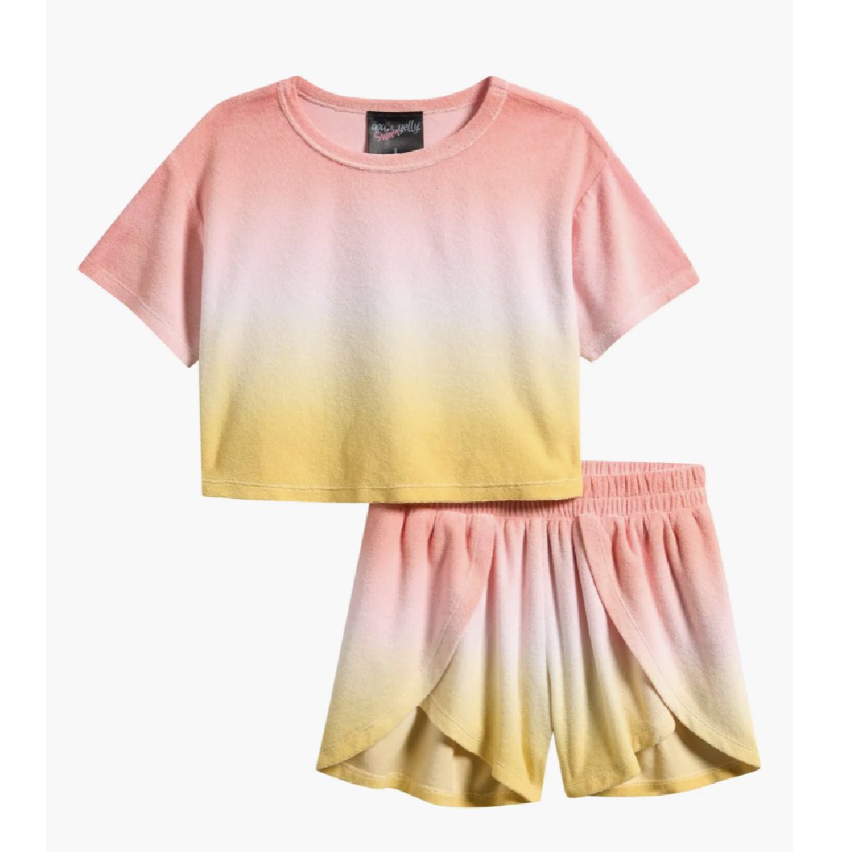 Tween Ombre Cover-Up Top & Short Set – Ava and Yelly